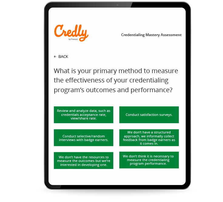Credentialing Mastery Assessment